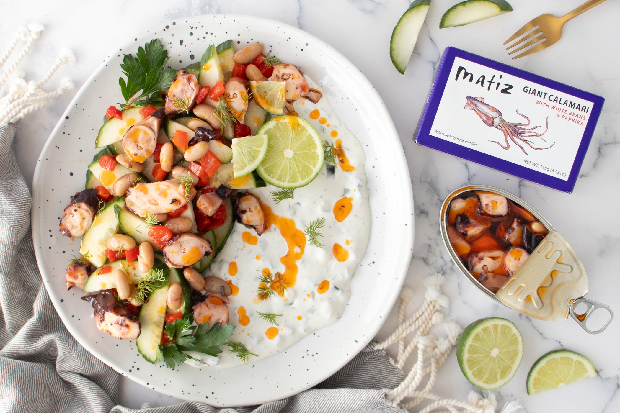 Calamari & Cucumber Salad – Culinary Collective