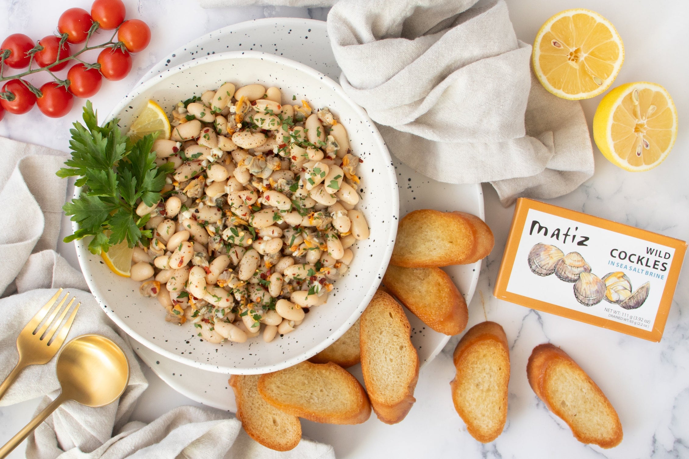 5-Minute Mediterranean Cockles & Beans – Culinary Collective
