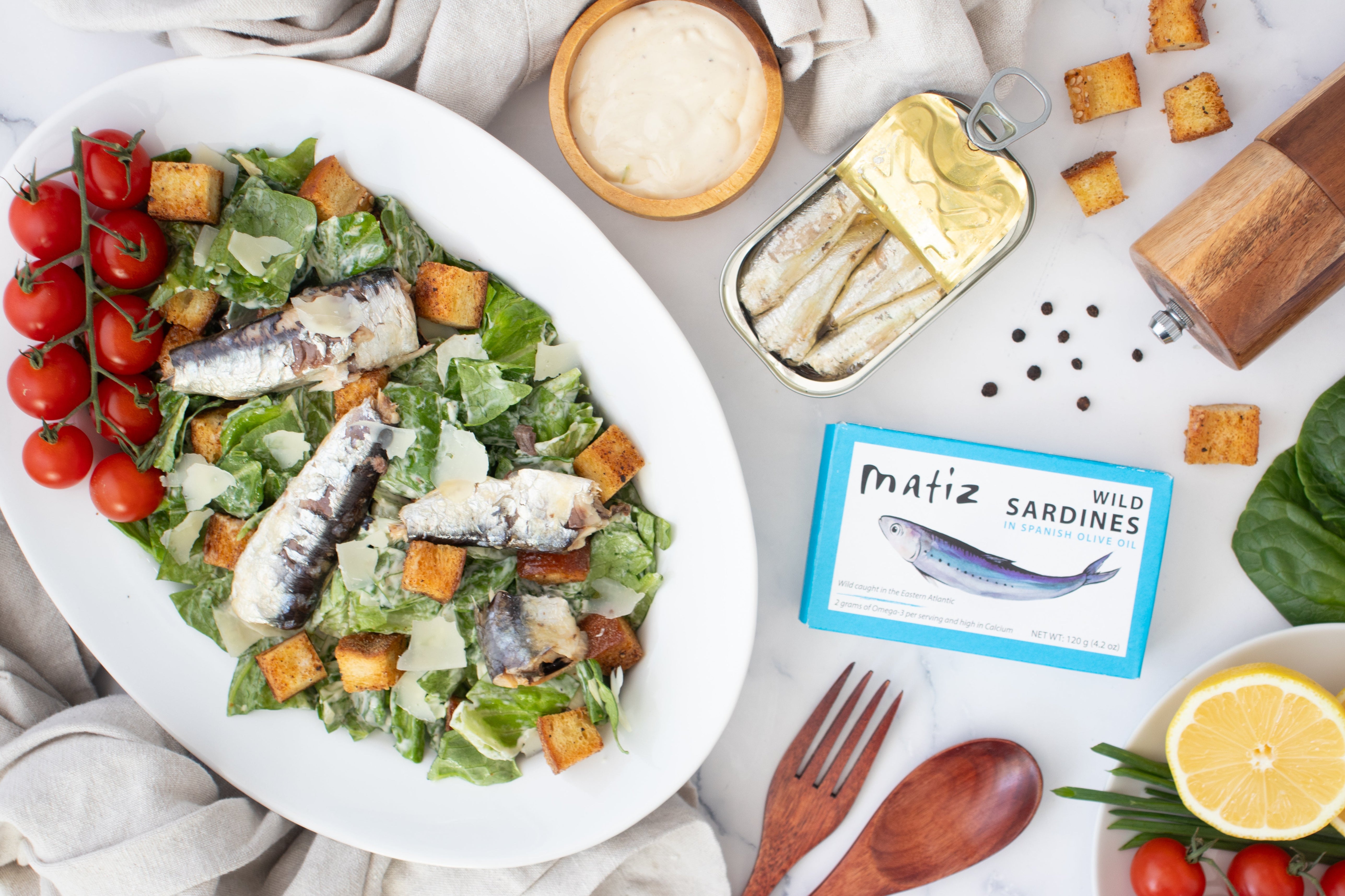 Sardine Caesar Salad – Culinary Collective