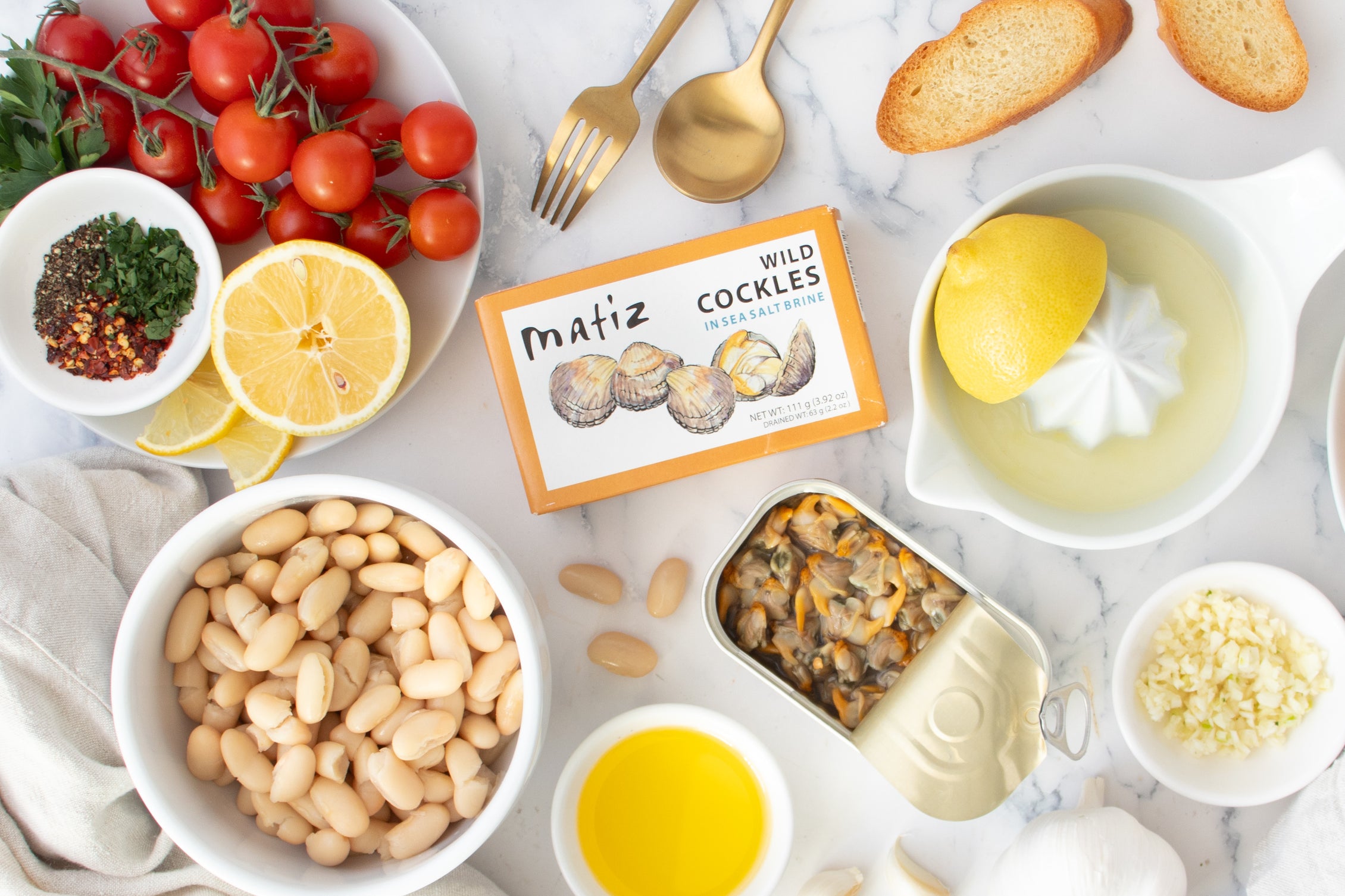 5-Minute Mediterranean Cockles & Beans – Culinary Collective