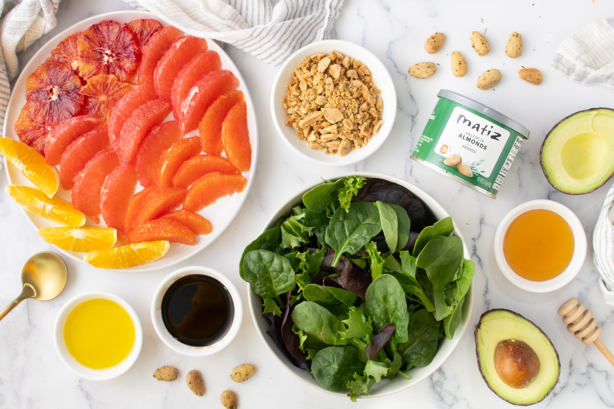 Fresh Citrus and Herb Salad with Toasted Almonds – Culinary Collective