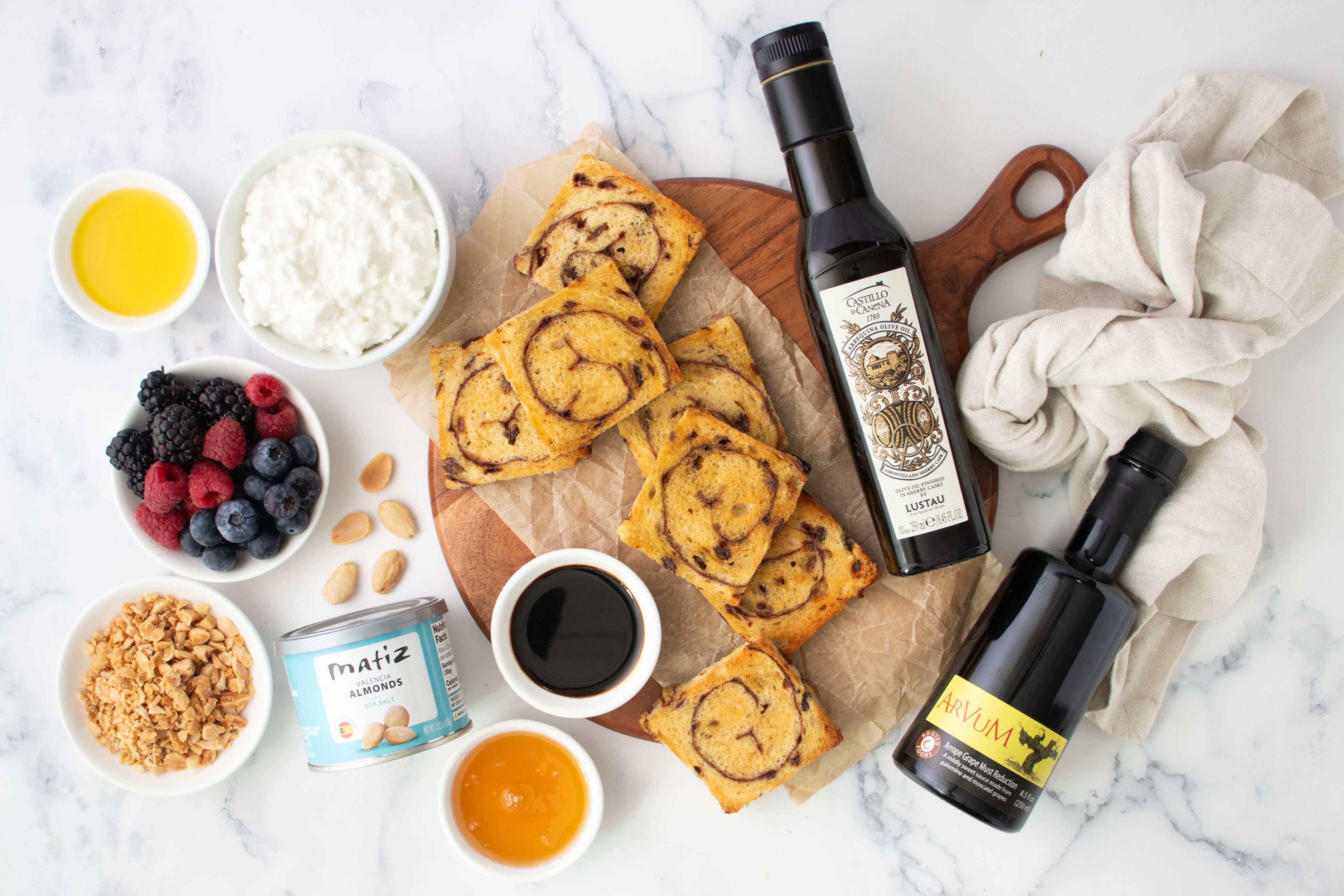 Easy Almond Honey Toasts for Entertaining – Culinary Collective