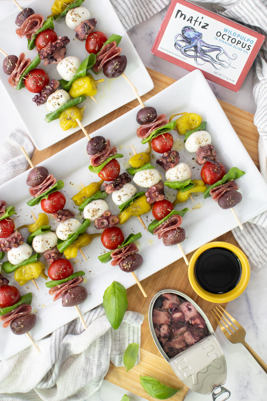 Octopus Antipasto Skewers – Culinary Collective